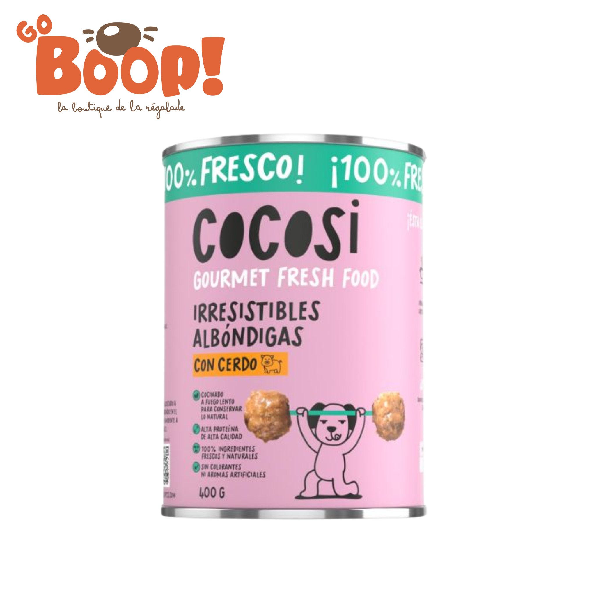 🥘 Cocosi - Les Boulettes – Boulettes de Saumon & Poulet – 400 g – GoBoop